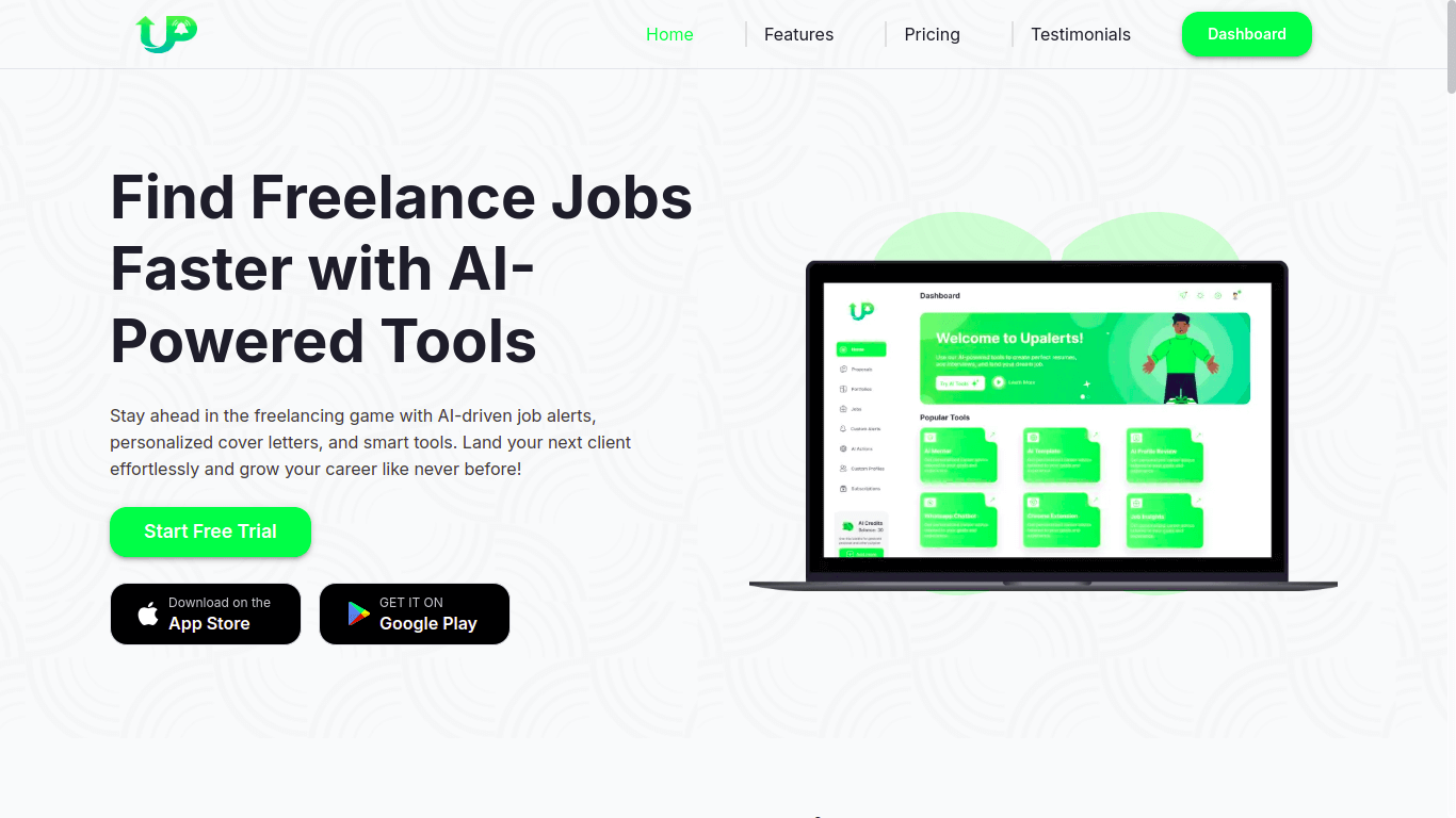 UpAlerts: AI Powered Freelance Assistant